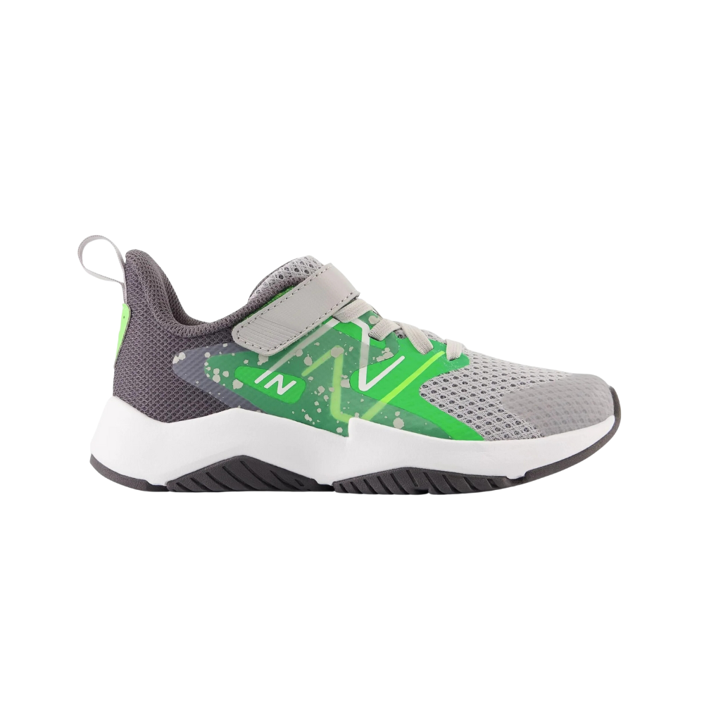 New Balance Rave Run v2 Bungee Lace/Top Strap K Grey/Green – The ...